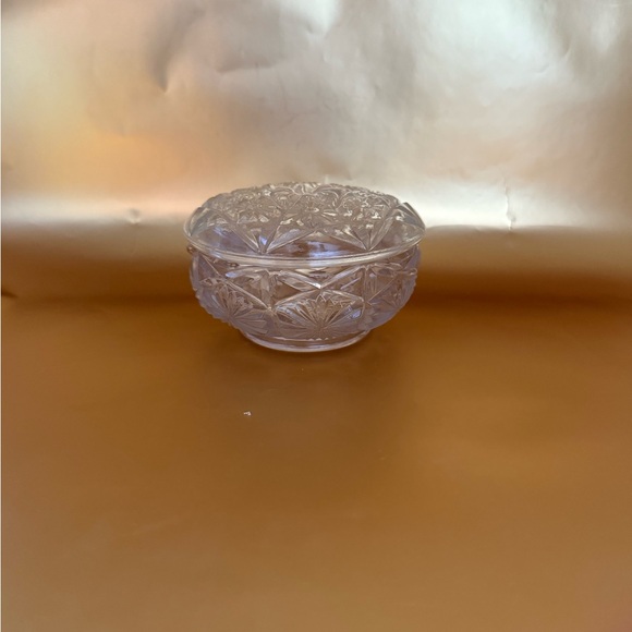 Dining | Vintage Elegant Clear Glass Bowl | Poshmark
